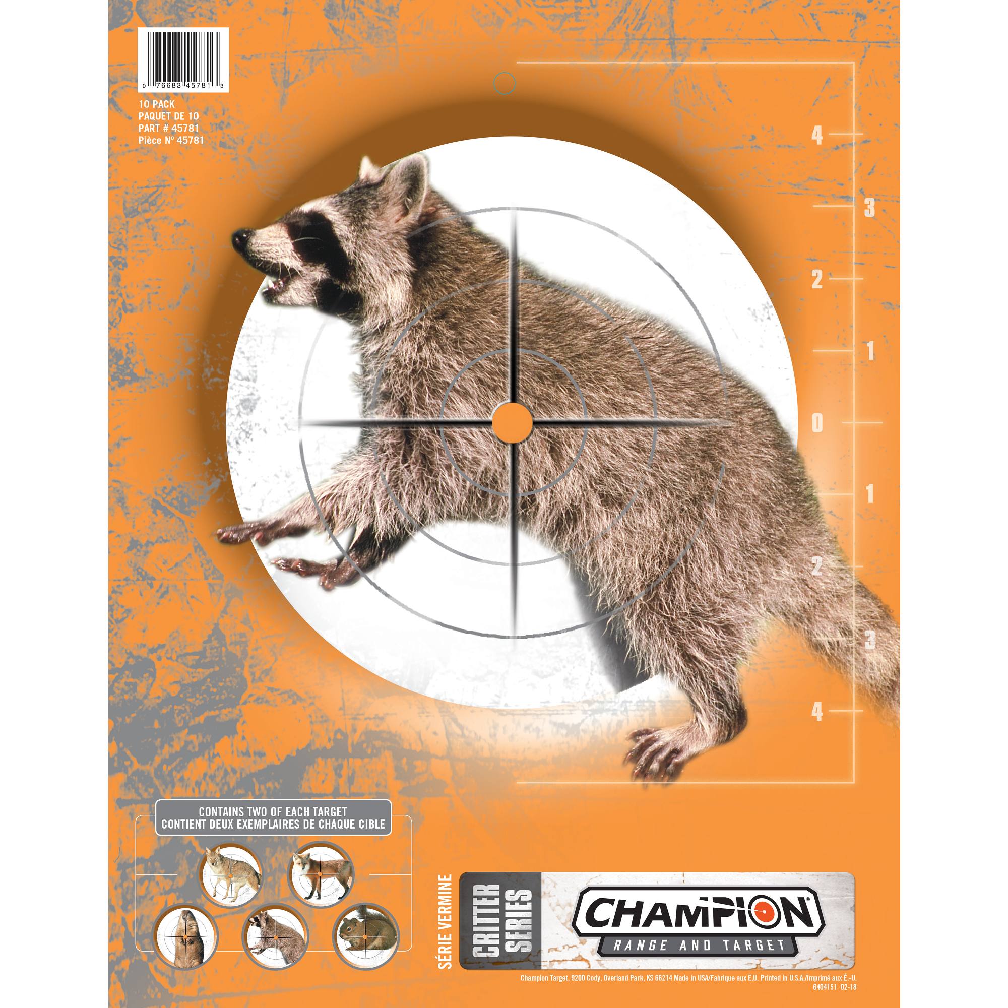Buy Critter Series Targets and More | Champion Target