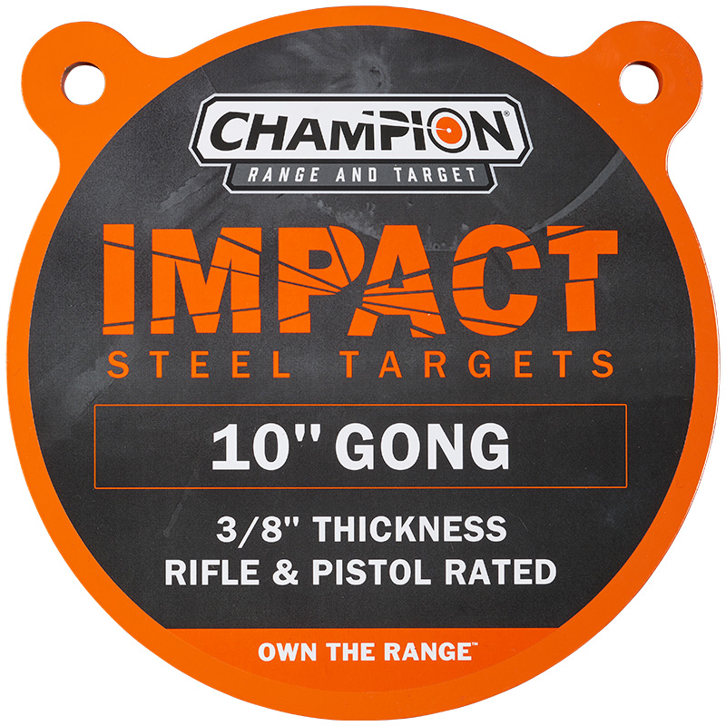 Impact Steel Gong Targets | Steel Targets for Shooting | Champion Target